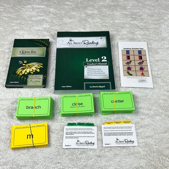 All About Reading | Other | All About Reading Level 2 Color Teacher ...